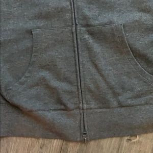 adidas | Jackets & Coats | Adidas Dark Grey Jacket With Pink Heart ...